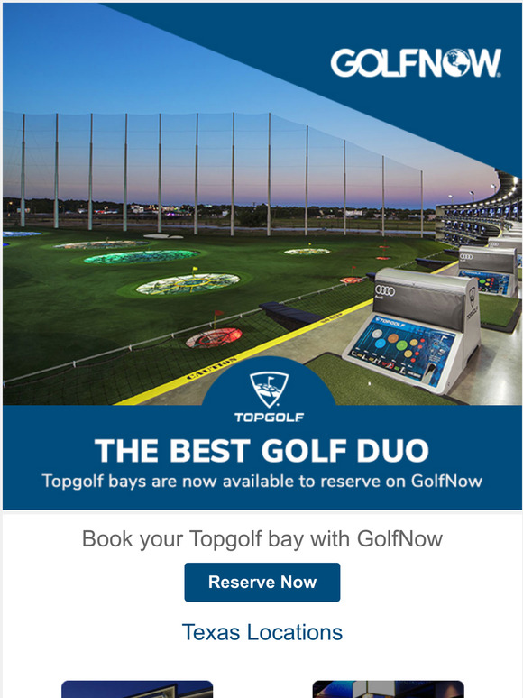 GolfNow: Upgrade your weekend plans | Milled