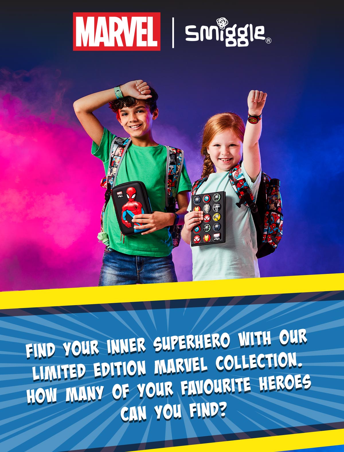 Smiggle: Avengers assemble for our limited edition Marvel collection ...