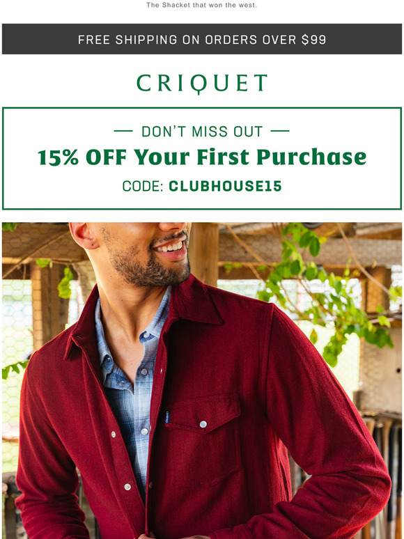 Criquet Apparel: Introducing: The Wool Shacket! Rugged, Iconic, And ...