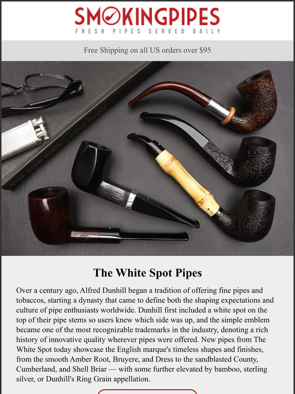 Smokingpipes: New Pipes from The White Spot | Rich History and ...