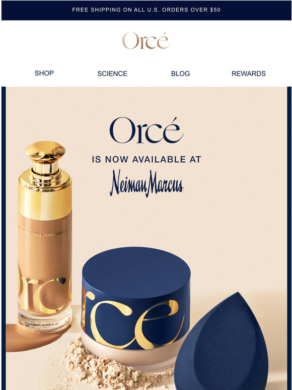 Orcé Cosmetics: Orc Cosmetics is Now Available at Neiman Marcus | Milled