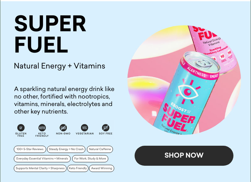 EBOOST: SUPER FUEL: Now at The Vitamin Shoppe | Milled