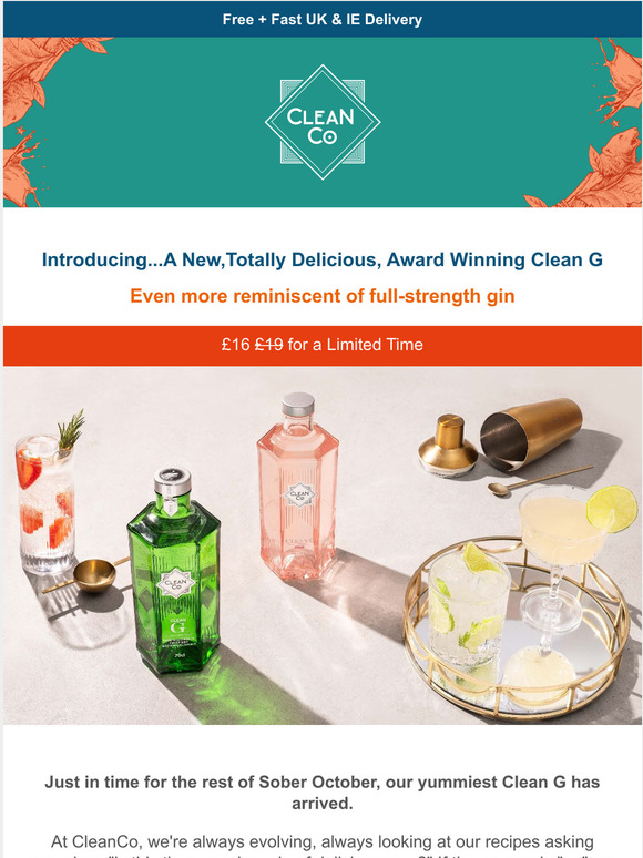 CleanCo: Introducing...A New, Totally Delicious Clean G | Milled