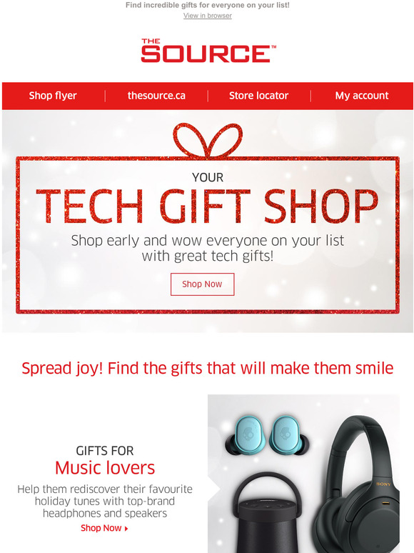 TheSource.ca: Wow! You really lucked out with this: Your Tech Gift Shop ...