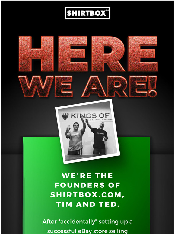 Shirtbox: Meet Tim and Ted from Shirtbox. | Milled