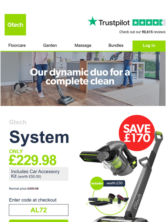 Gtech: Save 170 off the iconic AirRam and Multi System bundle | Milled