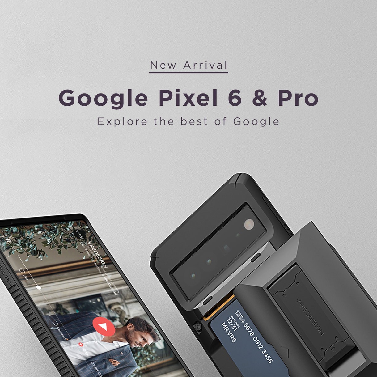 VRS Design: Explore Newest Google Pixel 6 Pro Wallet Kickstand case ...