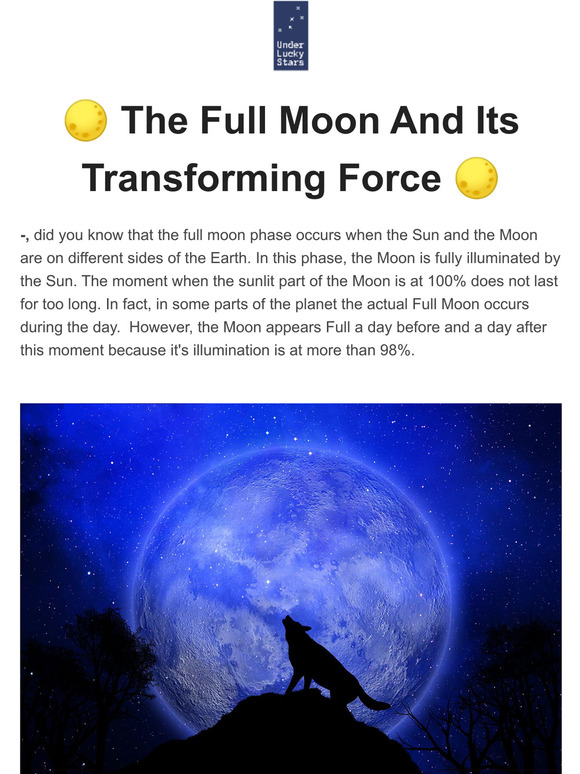 Under Lucky Stars: Full Moon Creatures | Milled