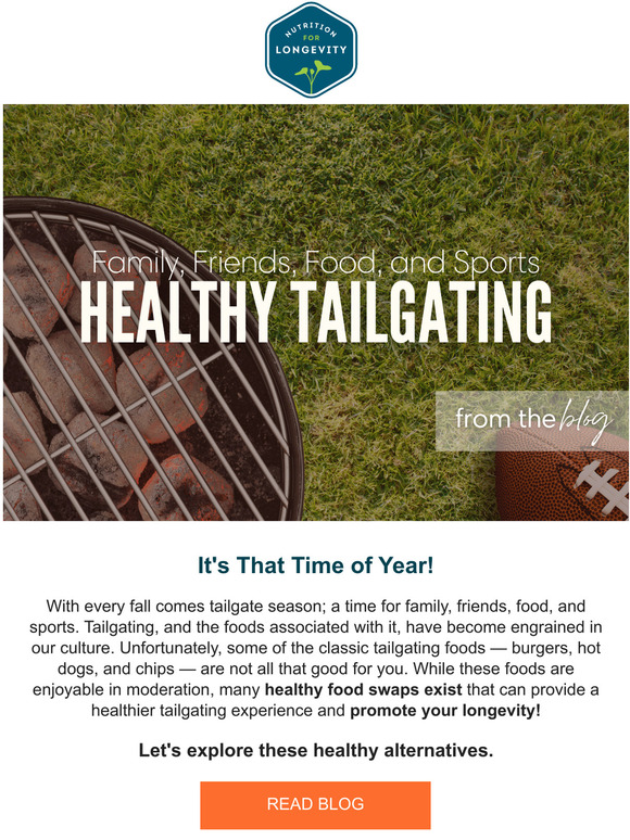 Nutrition for Longevity: Healthy Tailgating Tips | Milled