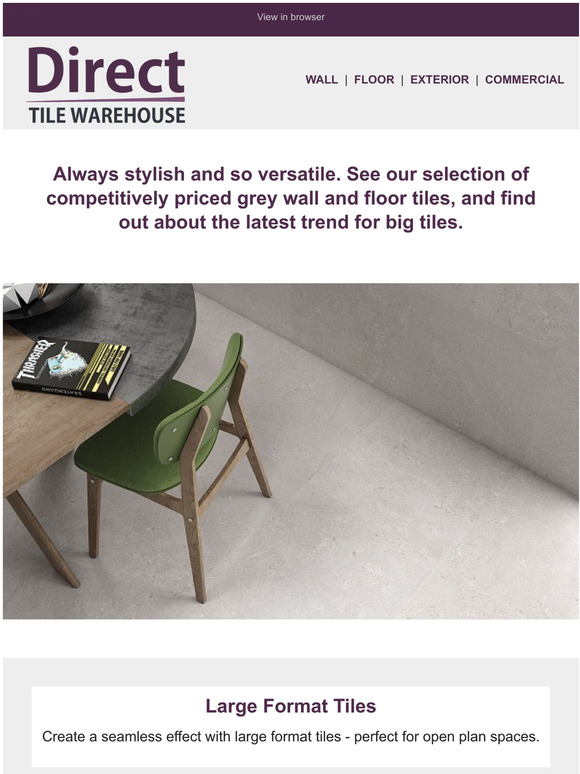 Direct Tile Warehouse: Great Value Grey Tiles for Every Room and The ...