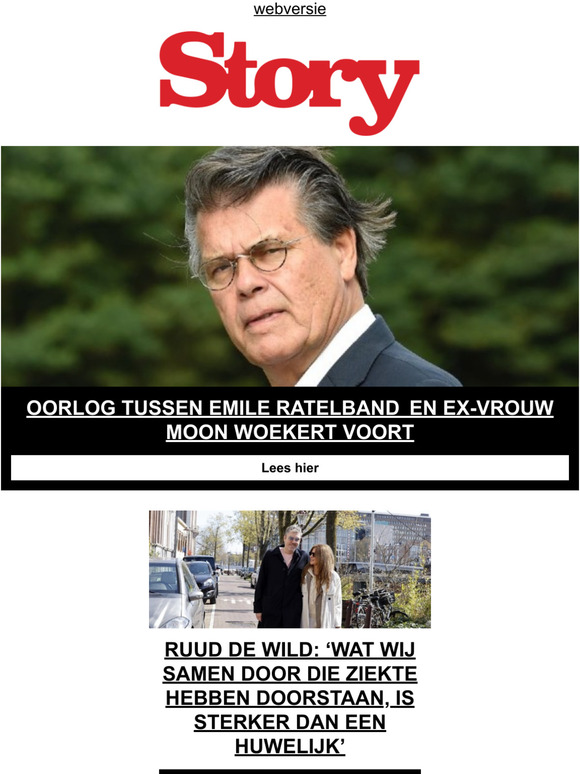 Story.be: OORLOG TUSSEN EMILE RATELBAND EN EX-VROUW MOON WOEKERT VOORT ...
