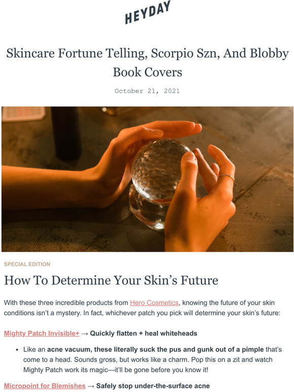 Heyday Skincare: How to determine your skins future | Milled