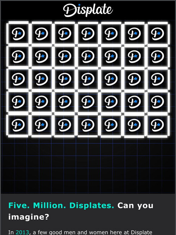 Displate: It's official! We've sold 5 million Displates! | Milled