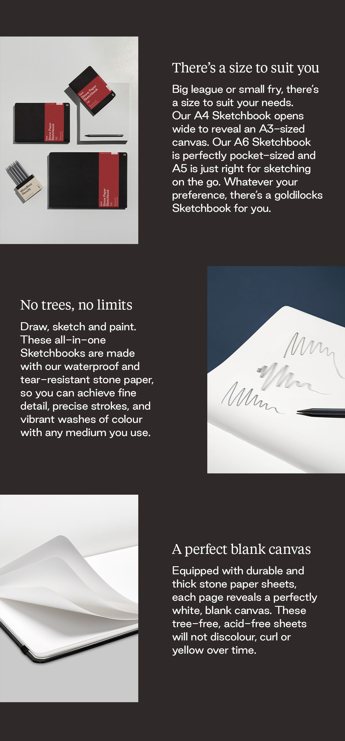 Karst Stone Paper: Just Landed: A4, A5 & A6 Sketchbooks are here | Milled