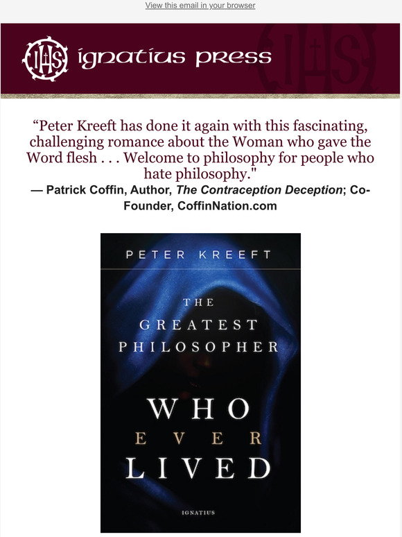 Ignatius Press: Do you know why Mary is the greatest philosopher? | Milled