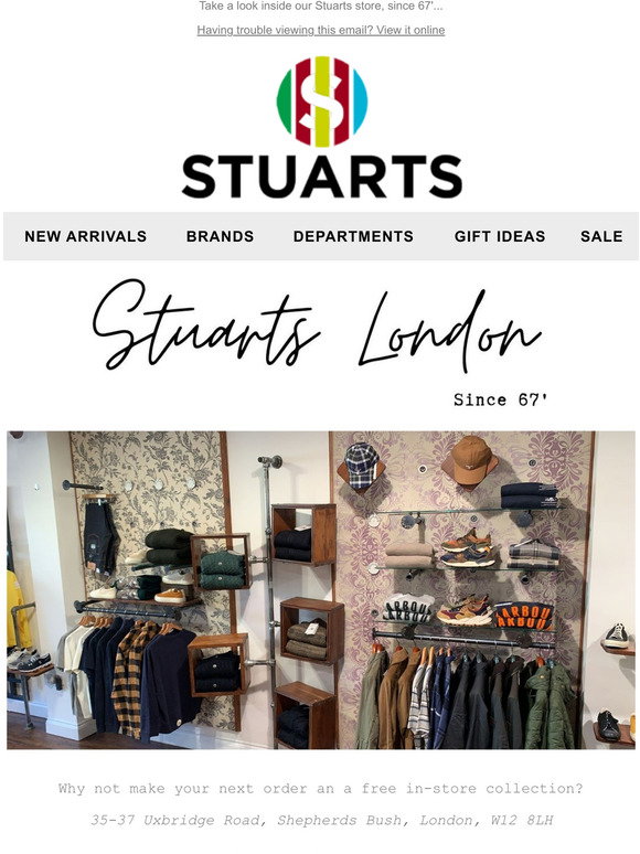Stuarts London: A Look Inside Our Store... | Milled