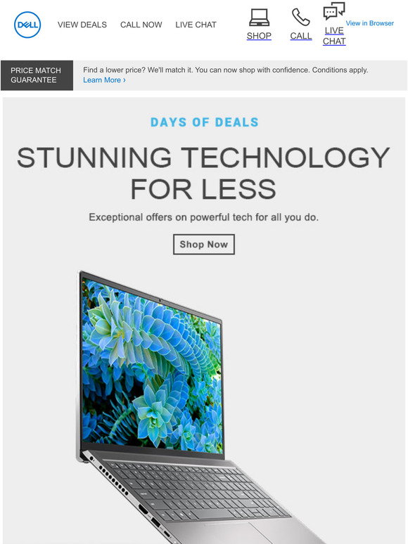 Dell: DAYS OF DEALS: Save up to 40% on selected PCs. | Milled