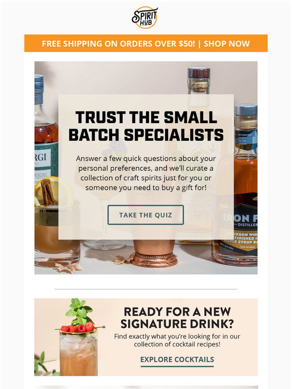 Spirit Hub: Find Your New Favorite | Milled