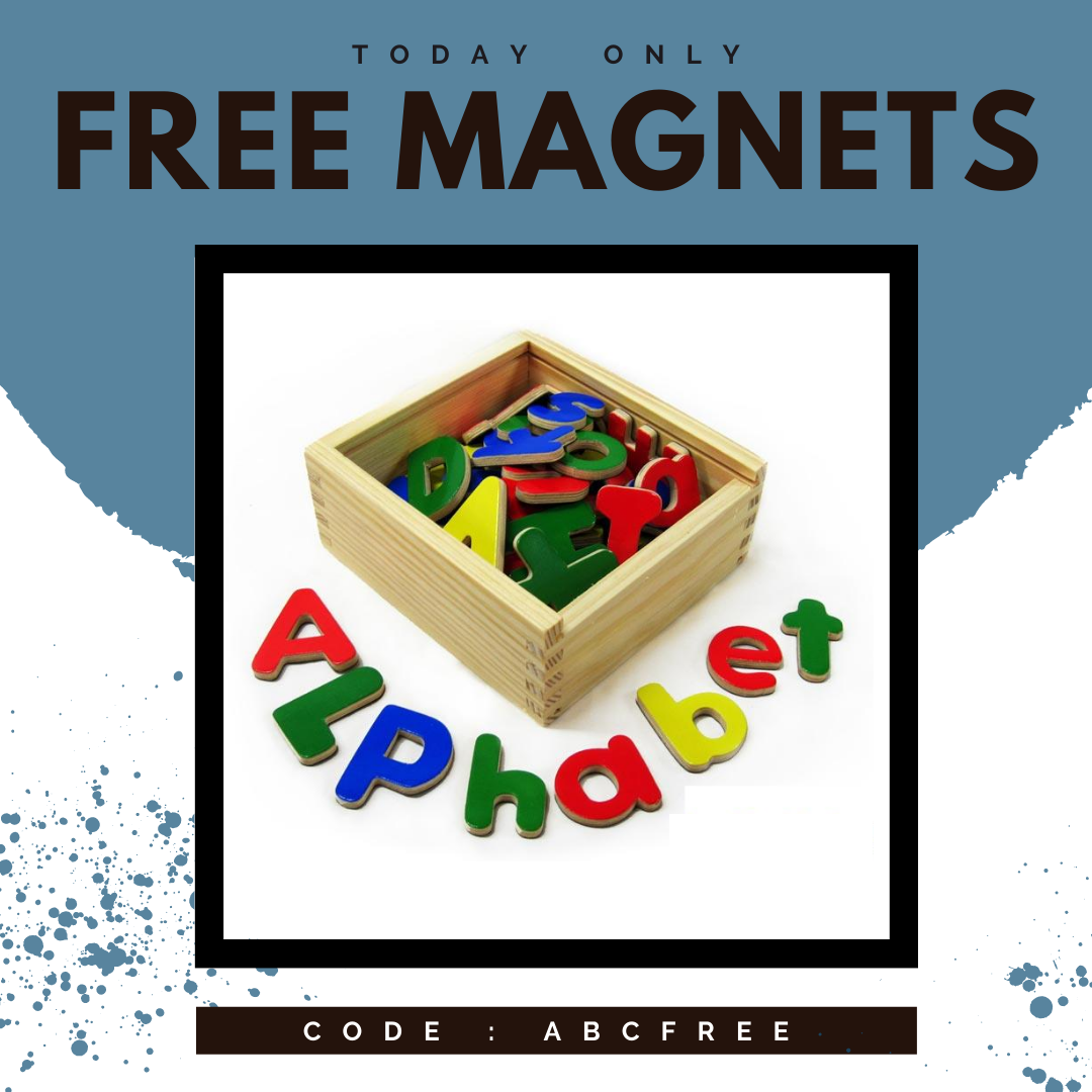 CleverStuff Educational Supplies: FREE 52 piece Alphabet Magnet Set ...