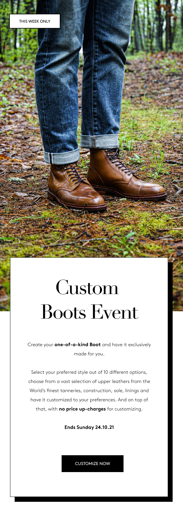 Meermin Shoes: Custom Boots Event is back! | Milled