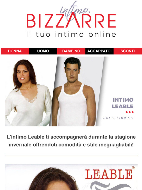 bizzarre-intimo.it: Occasioni per lintimo Leable uomo e donna! | Milled
