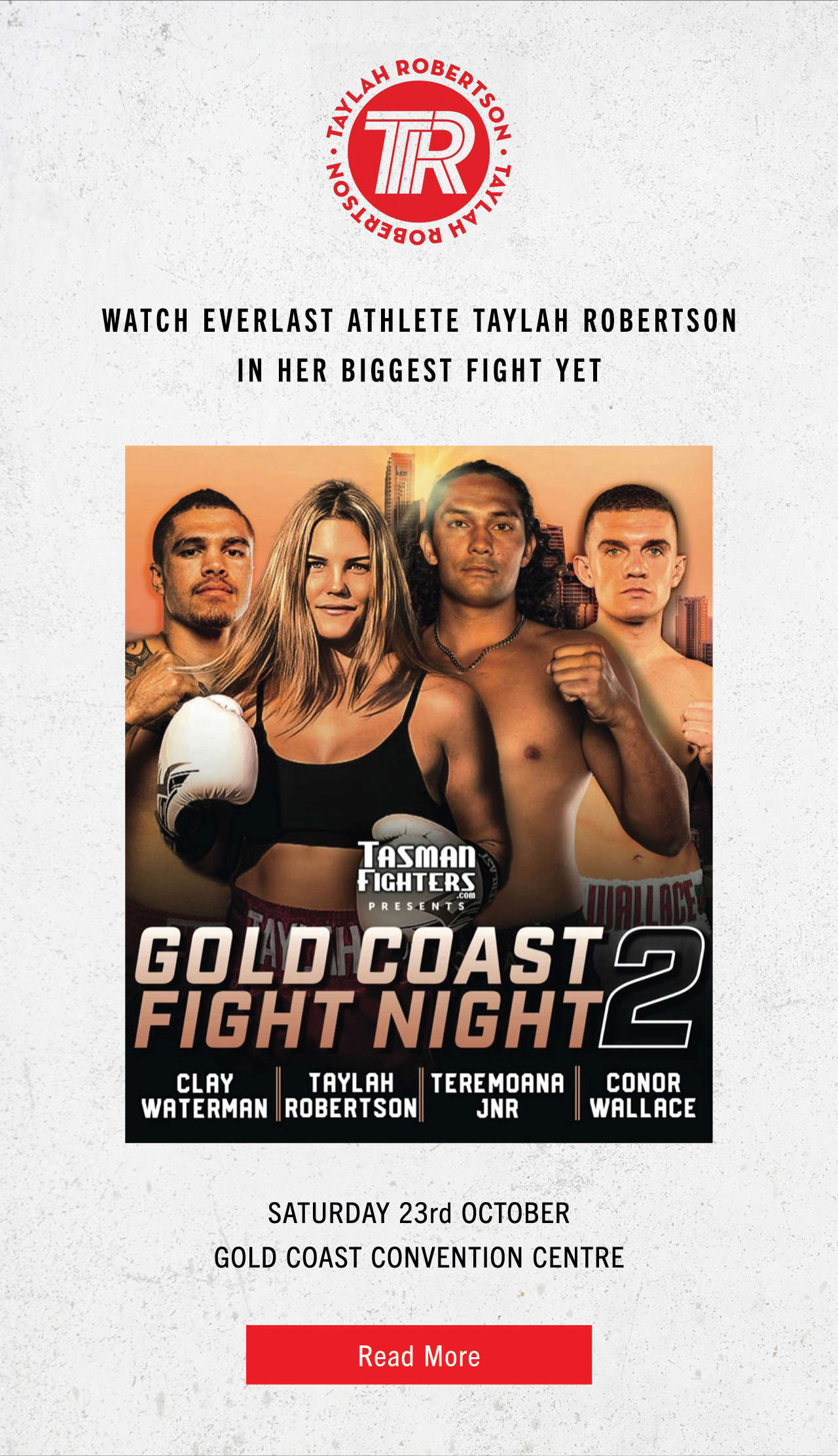 Everlast: Boxer spotlight: Taylah Robertson | Milled