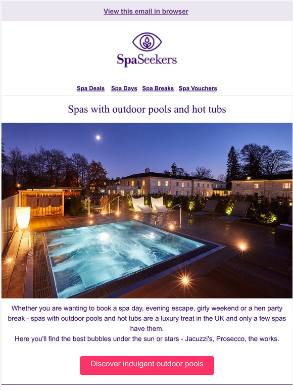 Spa Seekers: Dip into a luxurious and relaxing open-air spa experience ...