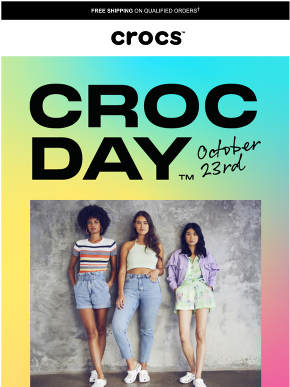 Crocs: Happy Croc Day! Celebrate with big Classic style. | Milled