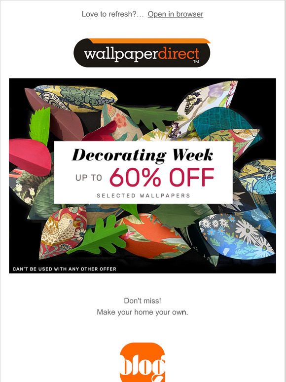 Wallpaperdirect: Decorating Week starts tomorrow | Milled