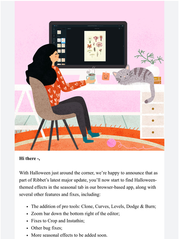 Ribbet Photo Editor: New features, fixes and seasonal content now live ...