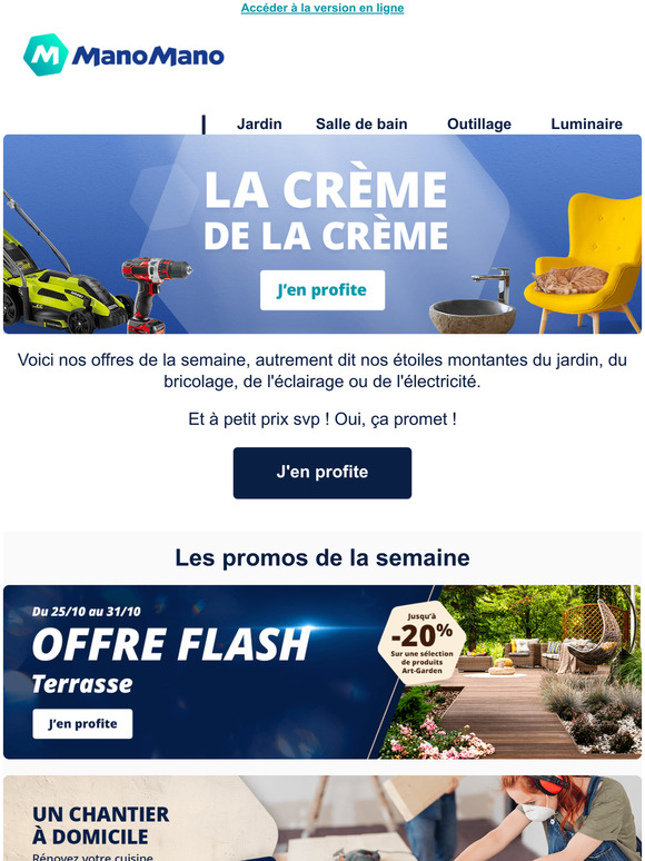 ManoMano: Nos offres de la semaine | Milled