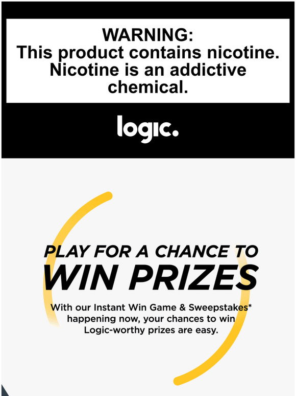 Logic Vapes: Play For a Chance to Win, Logic Sweepstakes | Milled