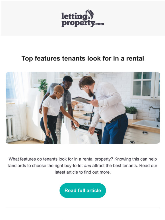Letting a Property: What features do tenants look for when renting ...