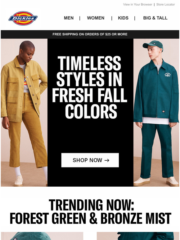 Dickies: New Colors & Styles for Fall | Milled