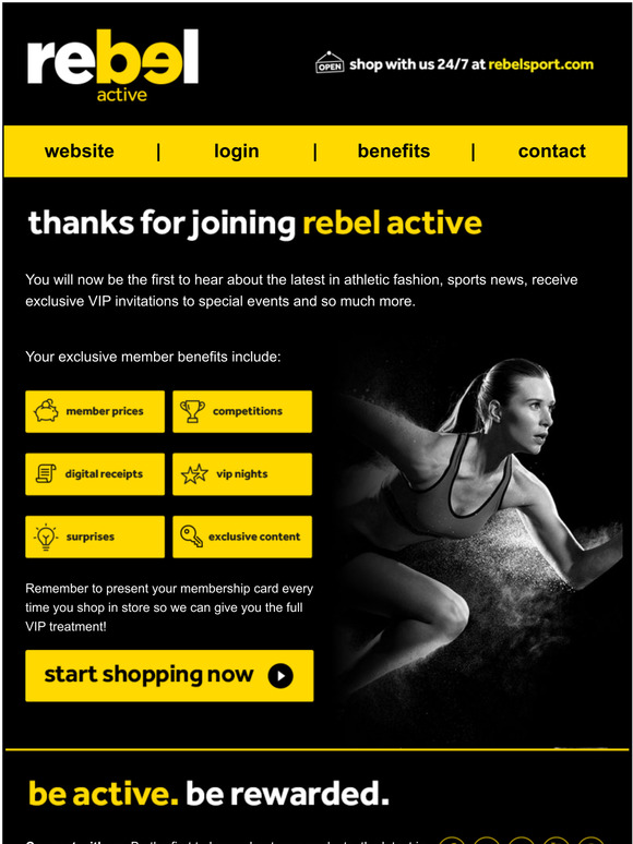 Rebel Sport: -Welcome to rebel active! | Milled