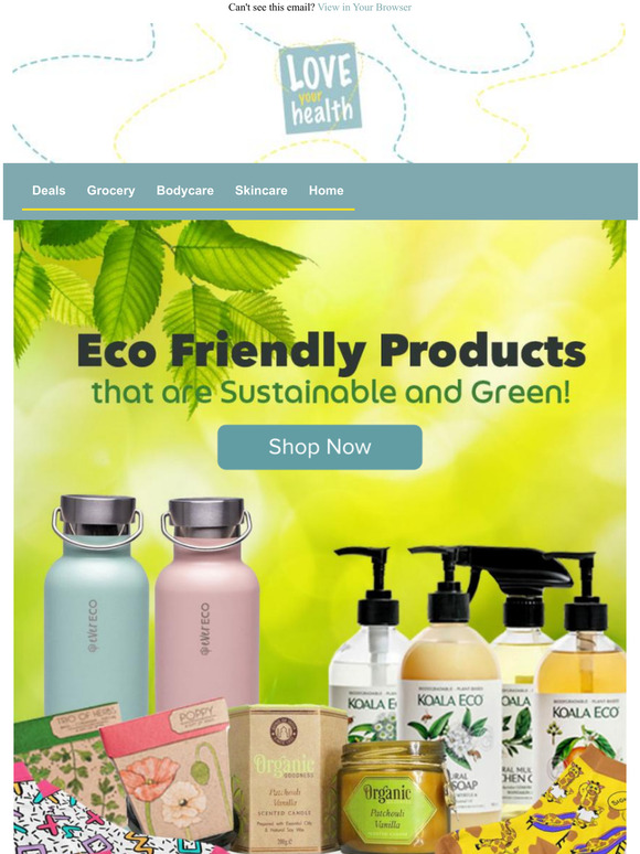 Love Your Health: Eco Friendly Products that are Sustainable and Green ...