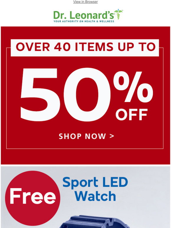Dr. Leonard's: FALL SALE! Over 40 Items Up to 50% OFF! | Milled