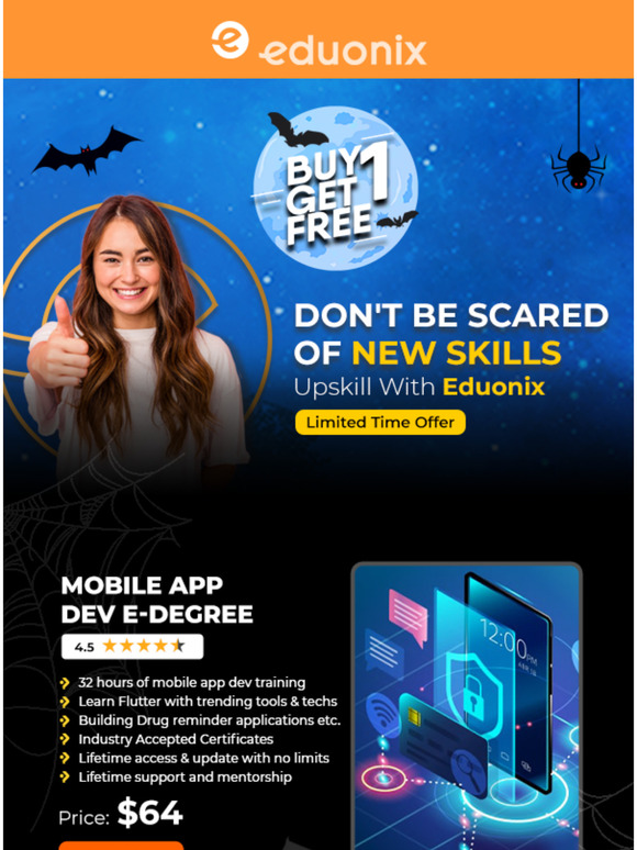 Eduonix: Scared of New Skills? Upskill with Eduonix! | Milled