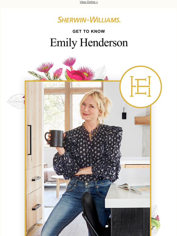 Sherwin-Williams: Get to Know Emily Henderson! | Milled