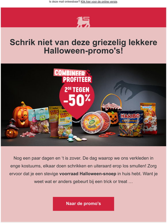 Delhaize: BOE! Onze Halloween-kortingen doen je schrikken | Milled