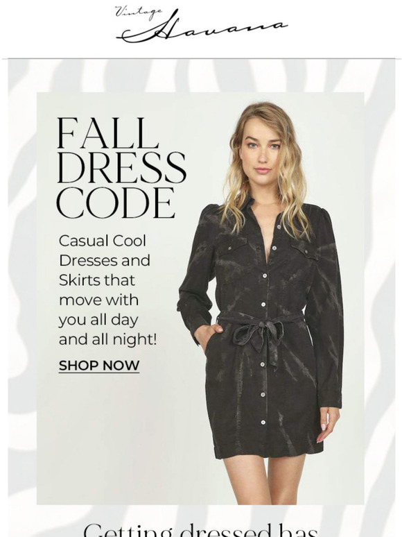 Vintage Havana: Fall Dress Code | Milled