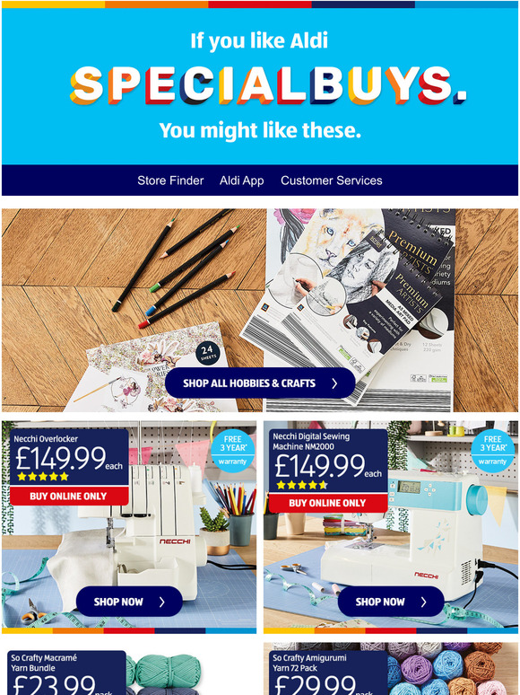 Aldi: Get creative with our Hobbies and Crafts Specialbuys! | Milled