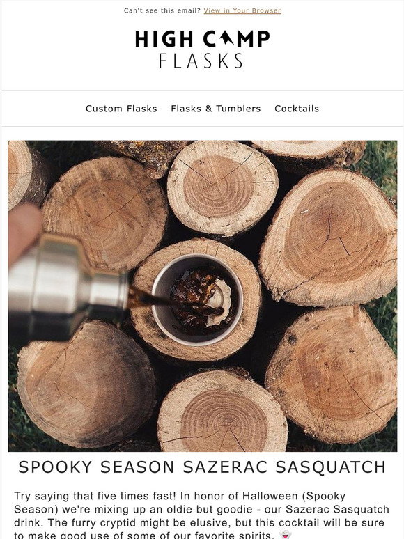 High Camp Flasks: Try This Cryptid Cocktail for Spooky Season | Milled