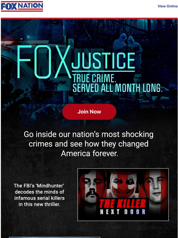 Fox News: True Crime is served on Fox Nation | Milled