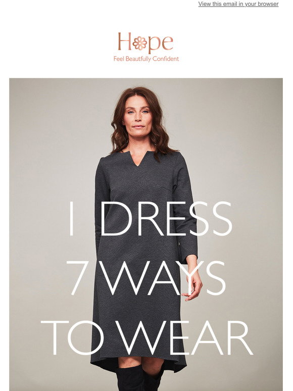 Hope Fashion: NEW - 1 Dress, 7 Ways to wear | Milled