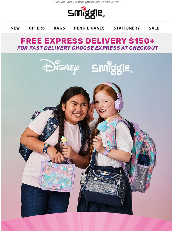 Smiggle: You're invited: Meet the Princesses from our Disney x Smiggle ...