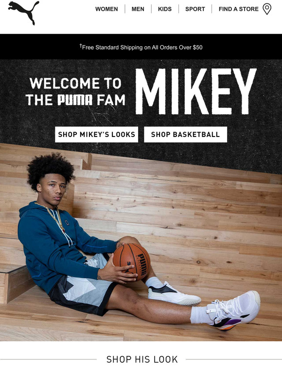 Puma: Meet Our New PUMA Family Member: Mikey Williams | Milled
