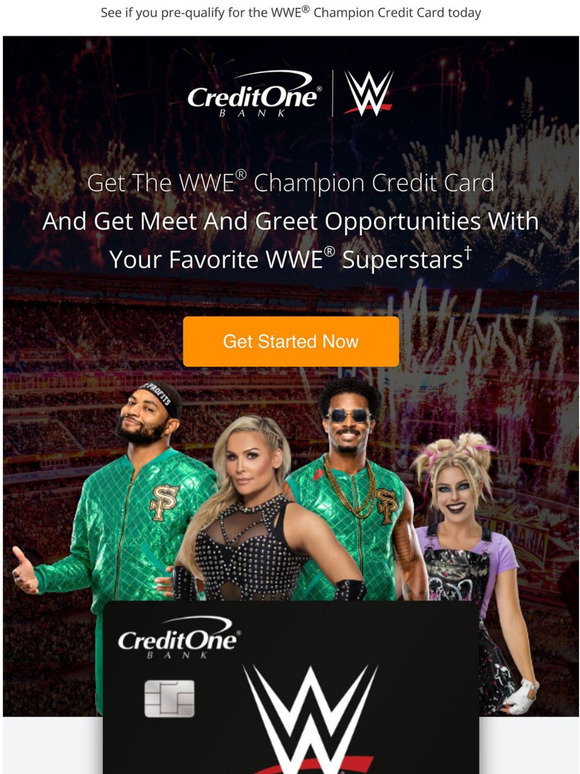 WWE Shop: Get the WWE Champion Credit Card | Milled
