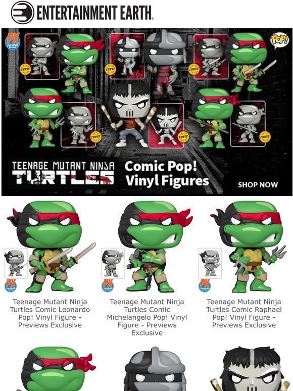 Entertainment Earth: Six Exclusive TMNT Pop!s - Each Figure Has a Chase ...