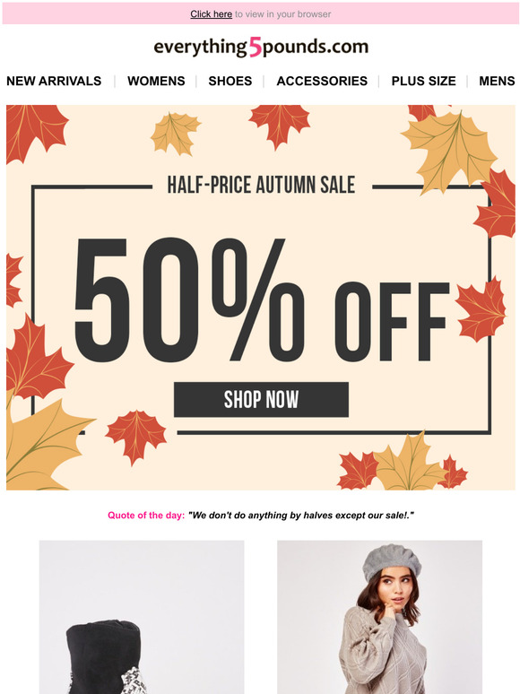 Everything5pounds: The best sale EVER! | Milled